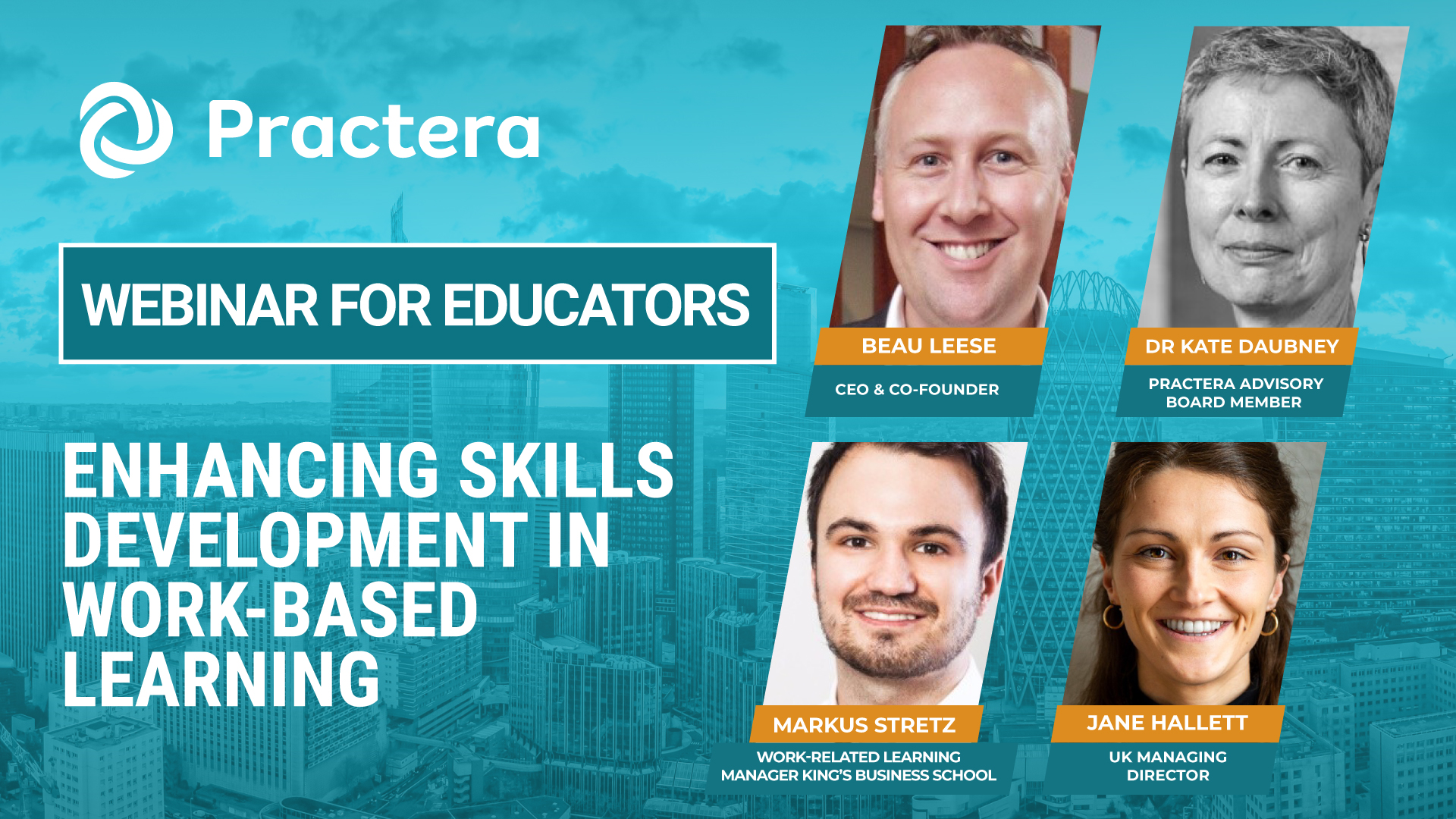 FREE Webinar - Enhancing skills development in work-based learning